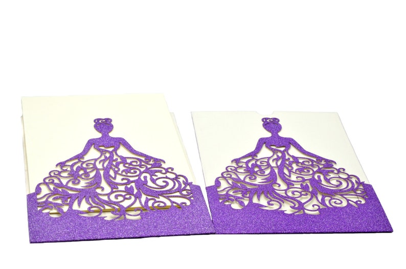 Laser Cut Crown Invitation-wedding Birthday Laser Cut Invitation. 24 ...