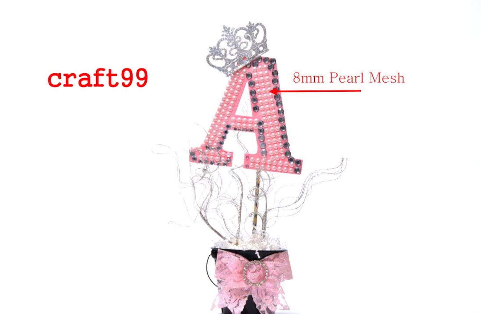 Pearl Mesh Roll Flat Back 8mm Party Decorations. 12 Row. - Etsy