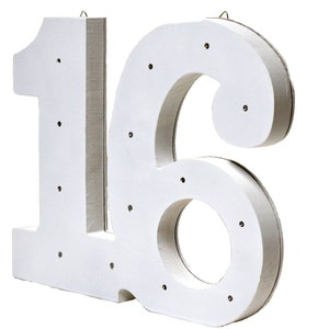 Marquee Number 16 - Etsy