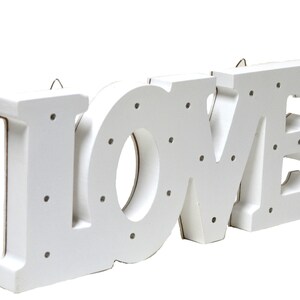 Wooden Love Sign LED Light-wedding Decor. - Etsy
