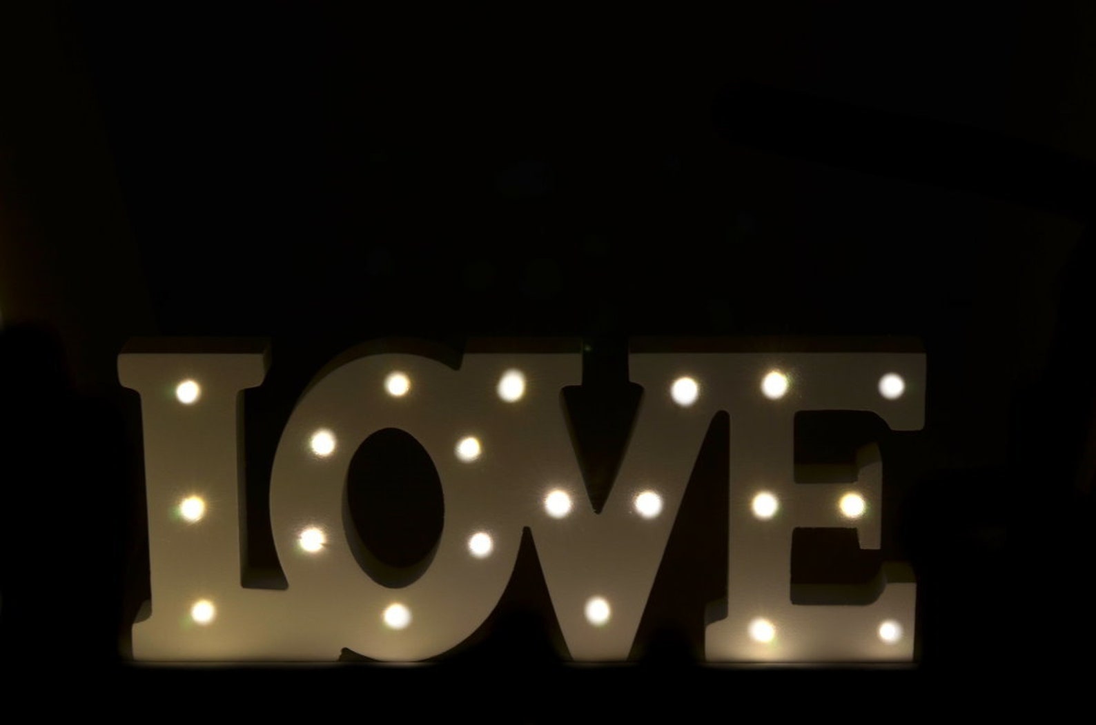 Wooden Love Sign LED Light-wedding Decor. - Etsy