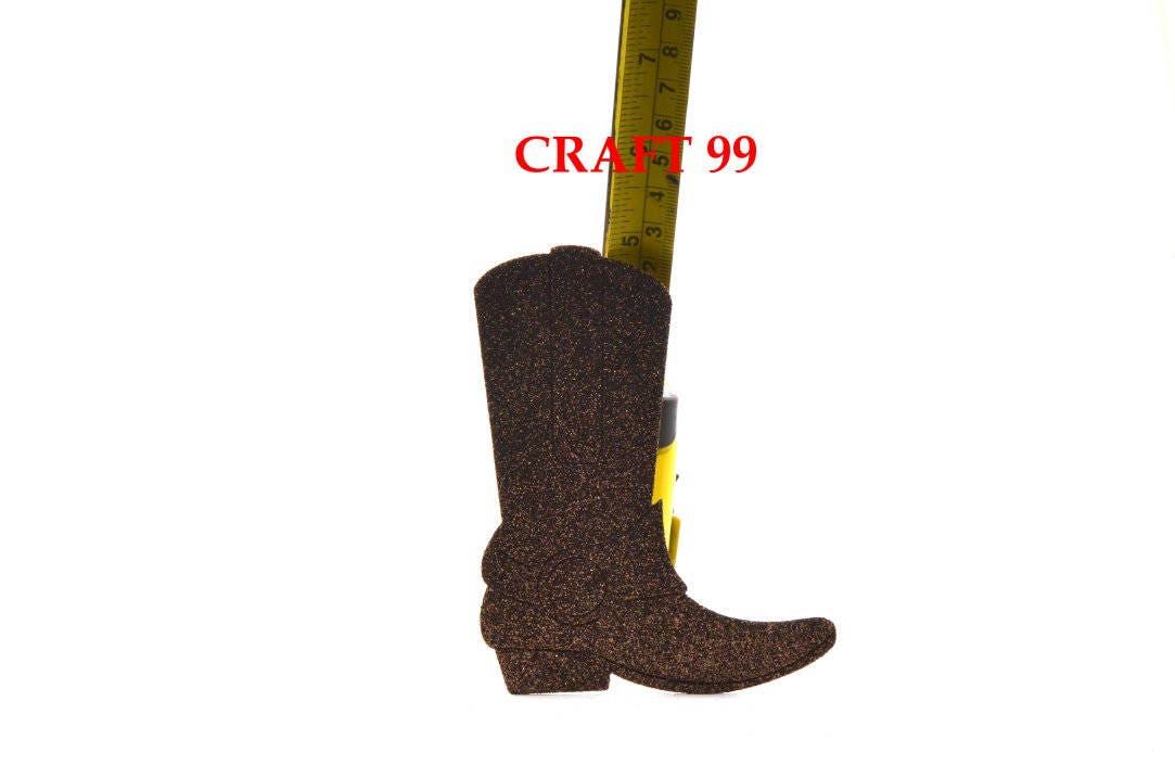 Glitter Foam Cowboy Boots Party Decoration. | Etsy