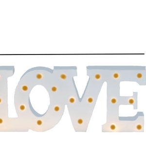 Wooden Love Sign LED Light-wedding Decor. - Etsy