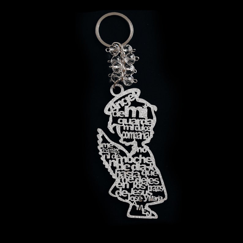 Wood Key Chain Favors-baby Angel Party Favors. - Etsy