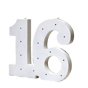 Marquee Number 16 - Etsy