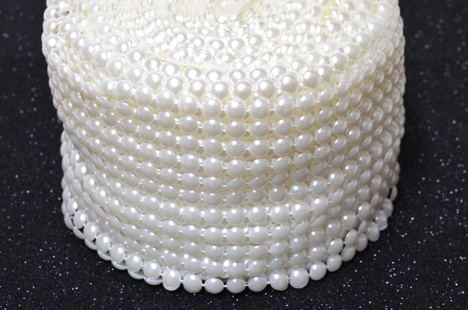 Pearl Mesh Roll Flat Back 8mm Party Decorations. 12 Row. - Etsy