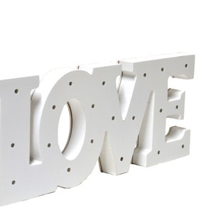 Wooden Love Sign LED Light-wedding Decor. - Etsy