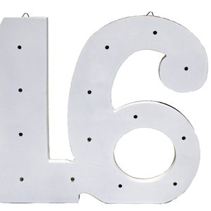 Marquee Number 16 - Etsy