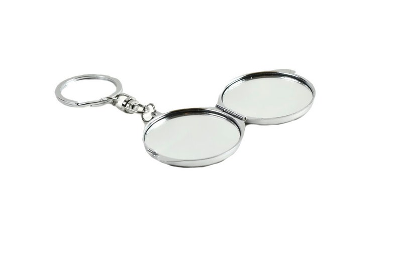 Key Chain Mini Compact Mirror. - Etsy