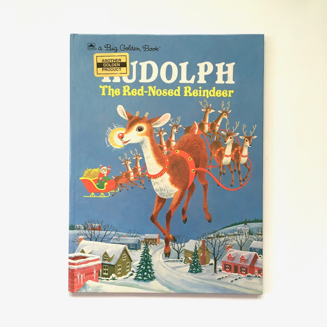 Rudolph the Red-nosed Reindeer by Barbara Shook Hazen - Etsy