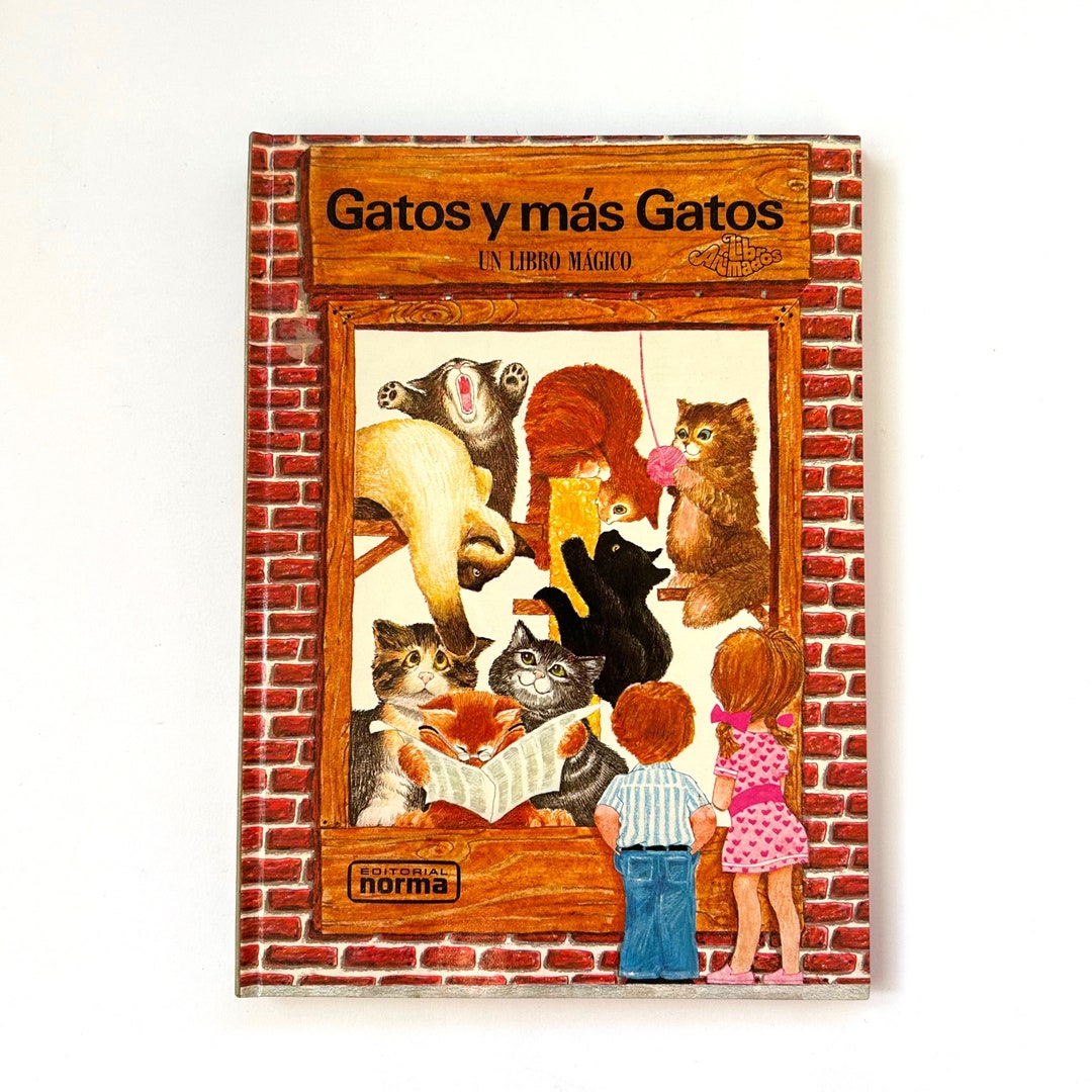 Spanish Language Children's Book Gatos Y Mas Gatos cats and More Cats ...