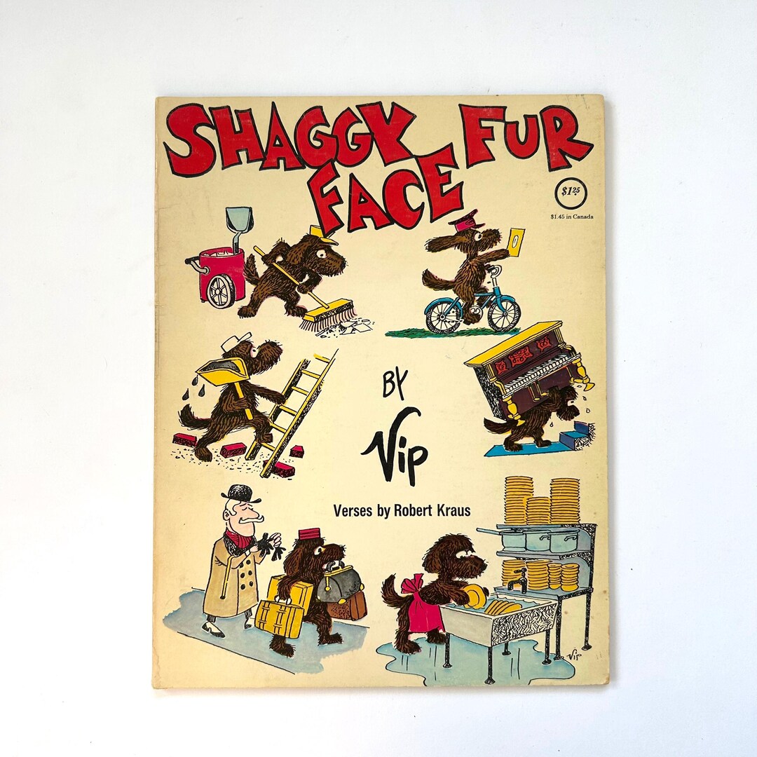 Shaggy Fur Face - by Vip - Verses by Robert Kraus - Etsy