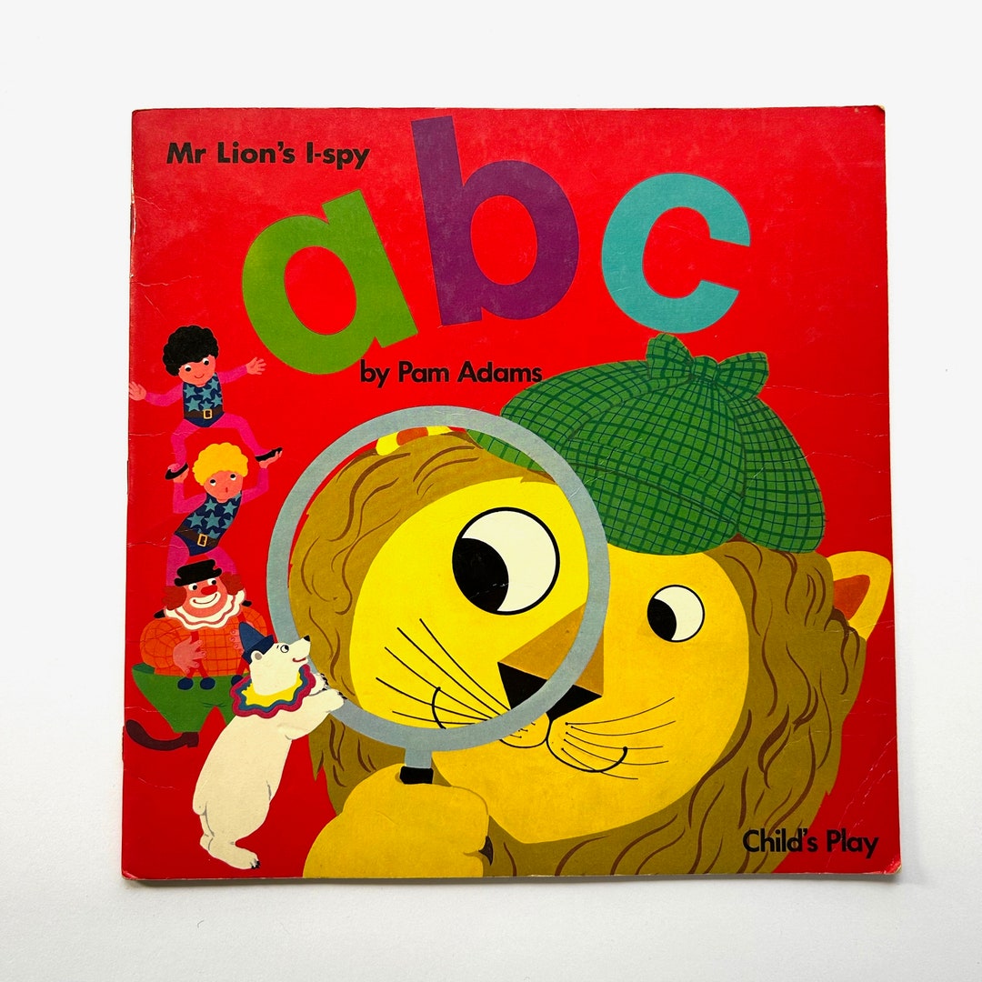 Mr Lion's I-spy ABC Book Written and Illustrated by Pam Adams - Etsy