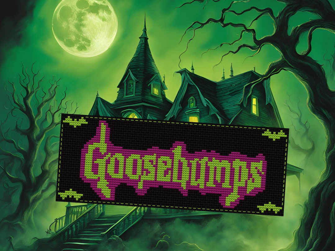 Goosebumps Bookmark Cross Stitch PDF Pattern | 90s, Nostalgic, TV ...