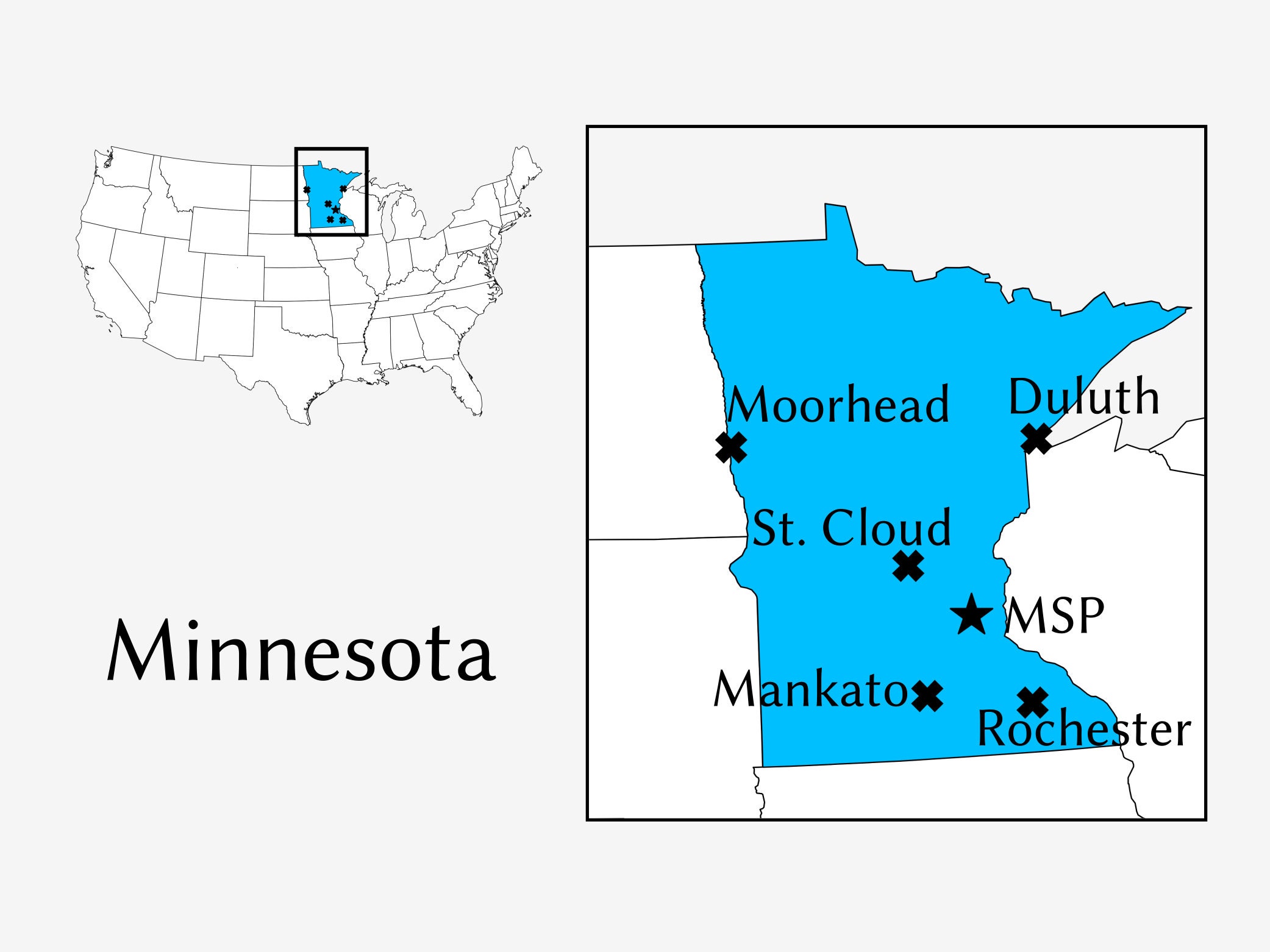 Minnesota Temperature Blanket Pattern Bundle, Digital; Crochet Knitting ...