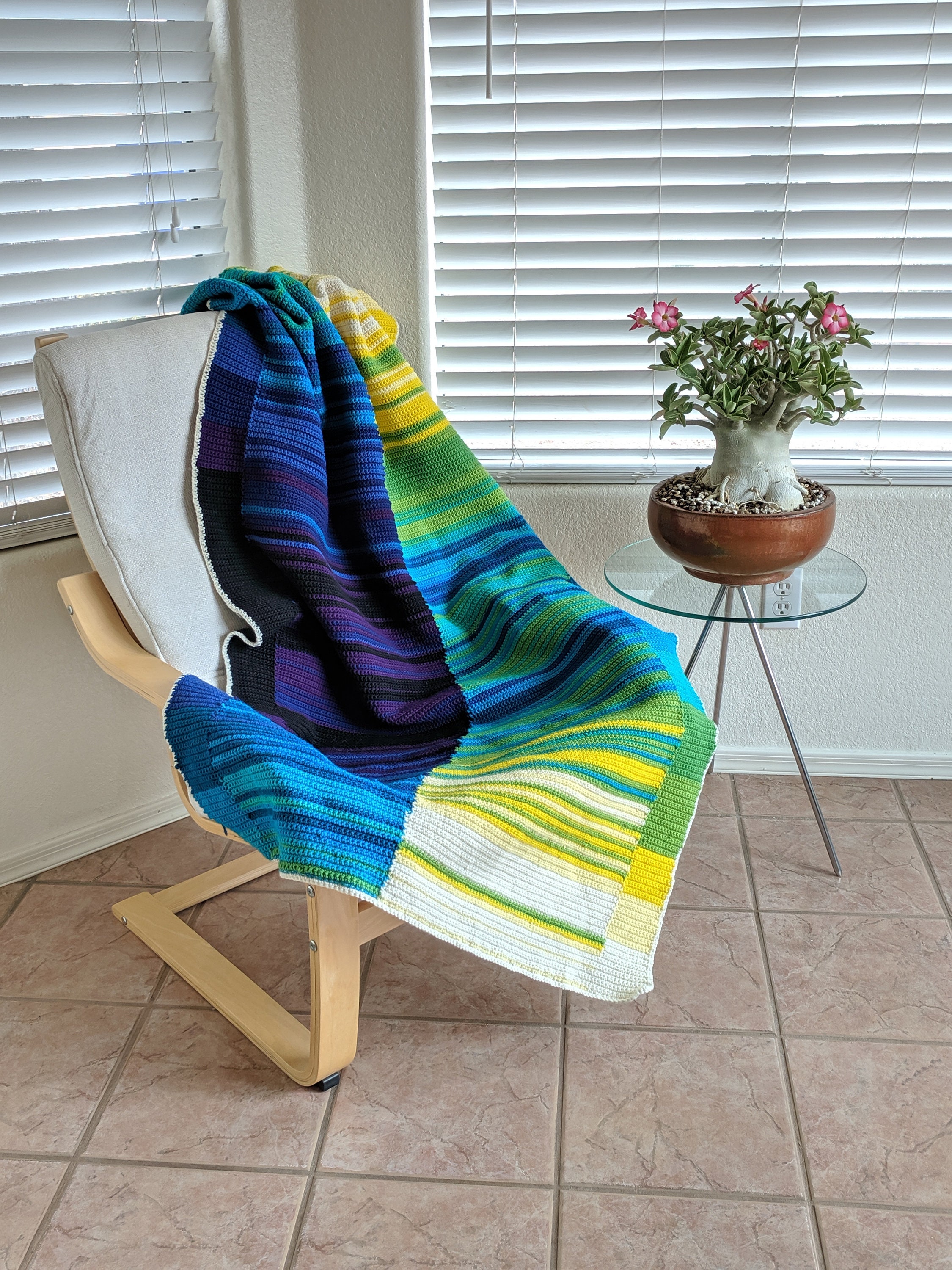 Iowa Temperature Blanket Pattern Bundle, Digital; Crochet Knitting ...