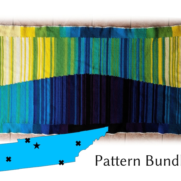 Crochet Tennessee Blanket Pattern - Etsy