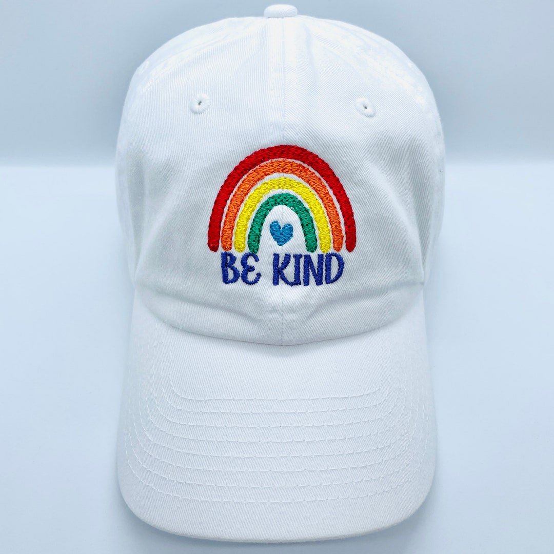 Be Kind Rainbow Baseball Hat-adult and Kids Sizes-many Hat Color ...