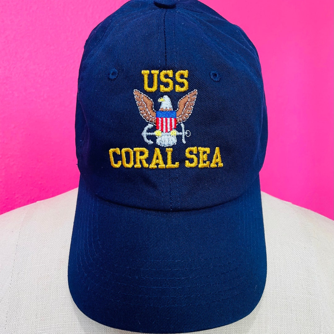 Custom US Navy Baseball Hat-any Color Hat-any Color Thread - Etsy