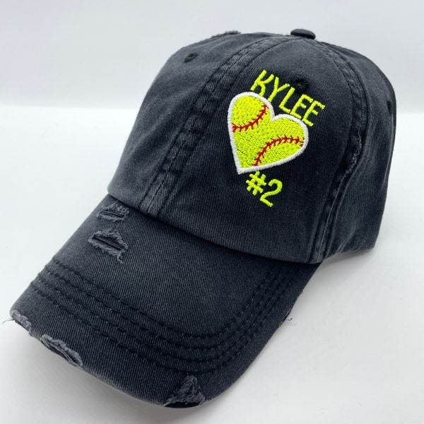 Softball Hats - Etsy