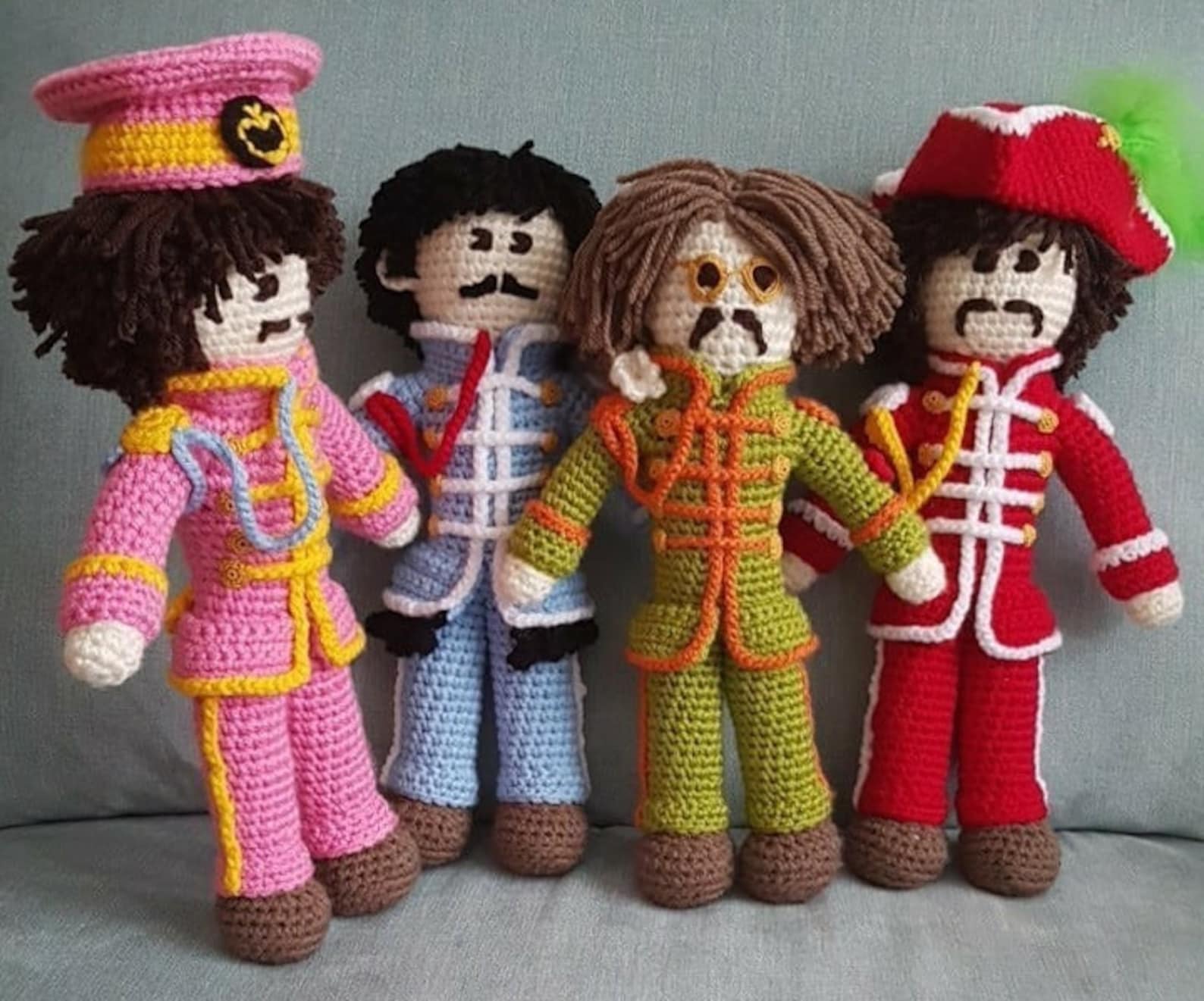 Sergeant Pippers Crochet Pattern PDF Download Revised and - Etsy UK