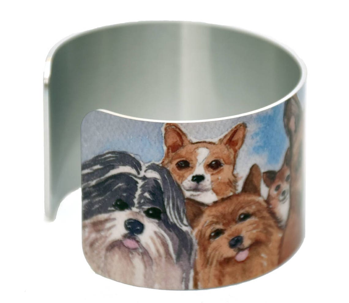 Metal Cuff Bracelet Dog Breeds: Retrievers Terriers German - Etsy