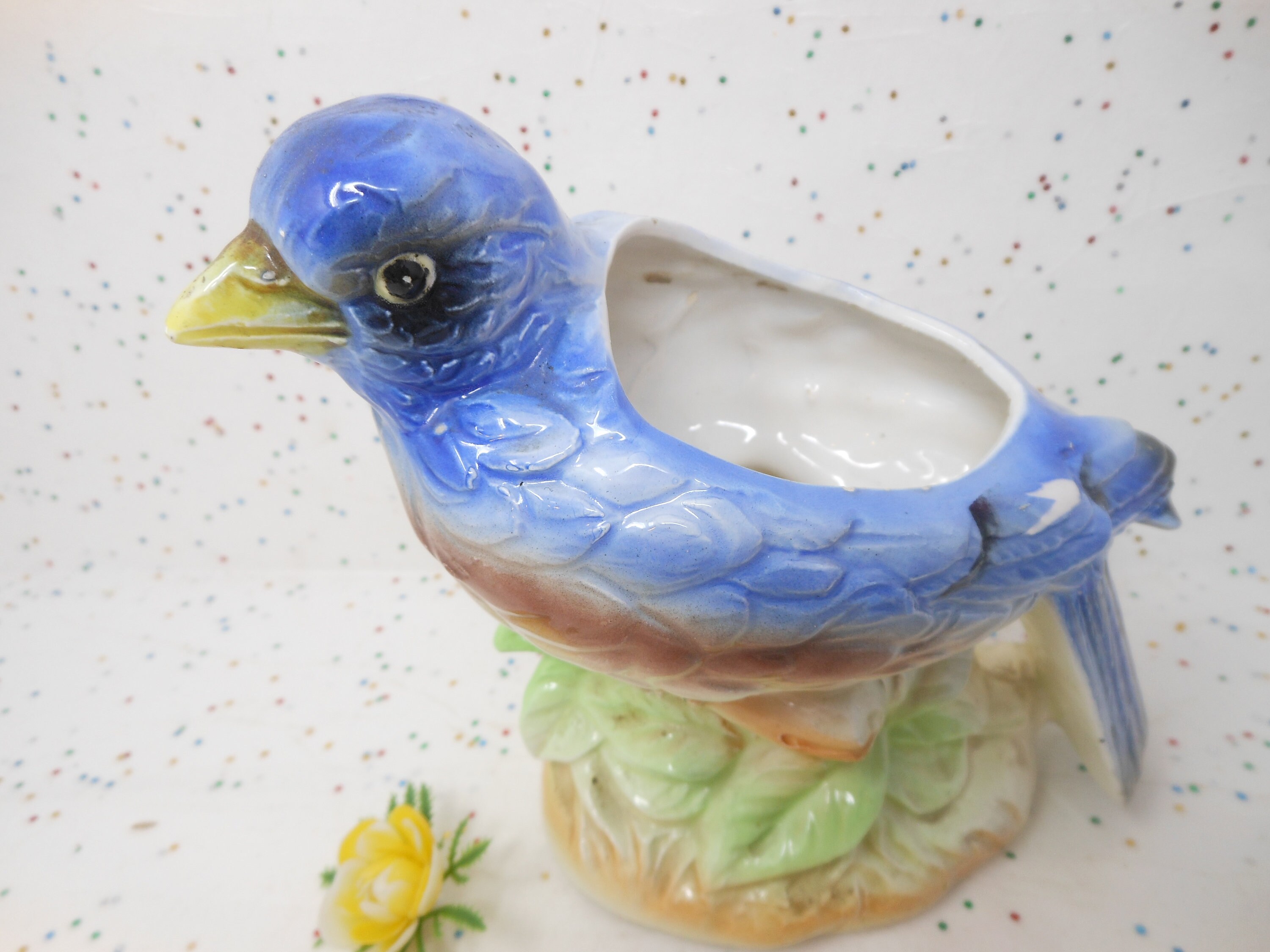 Vintage EO BRODY Bluebird Planter Bird Ceramic Pottery Japan - Etsy