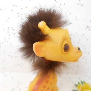 Vintage 1960s Troll Doll Giraffe Toy Soft Plastic Animal Japan Mid ...