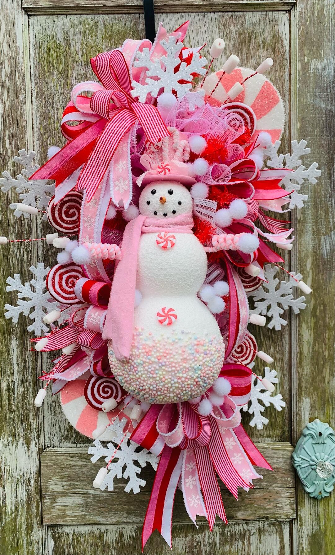 DELUXE CHRISTMAS Extra Large Snowman SWAG 18 X 38 - Etsy