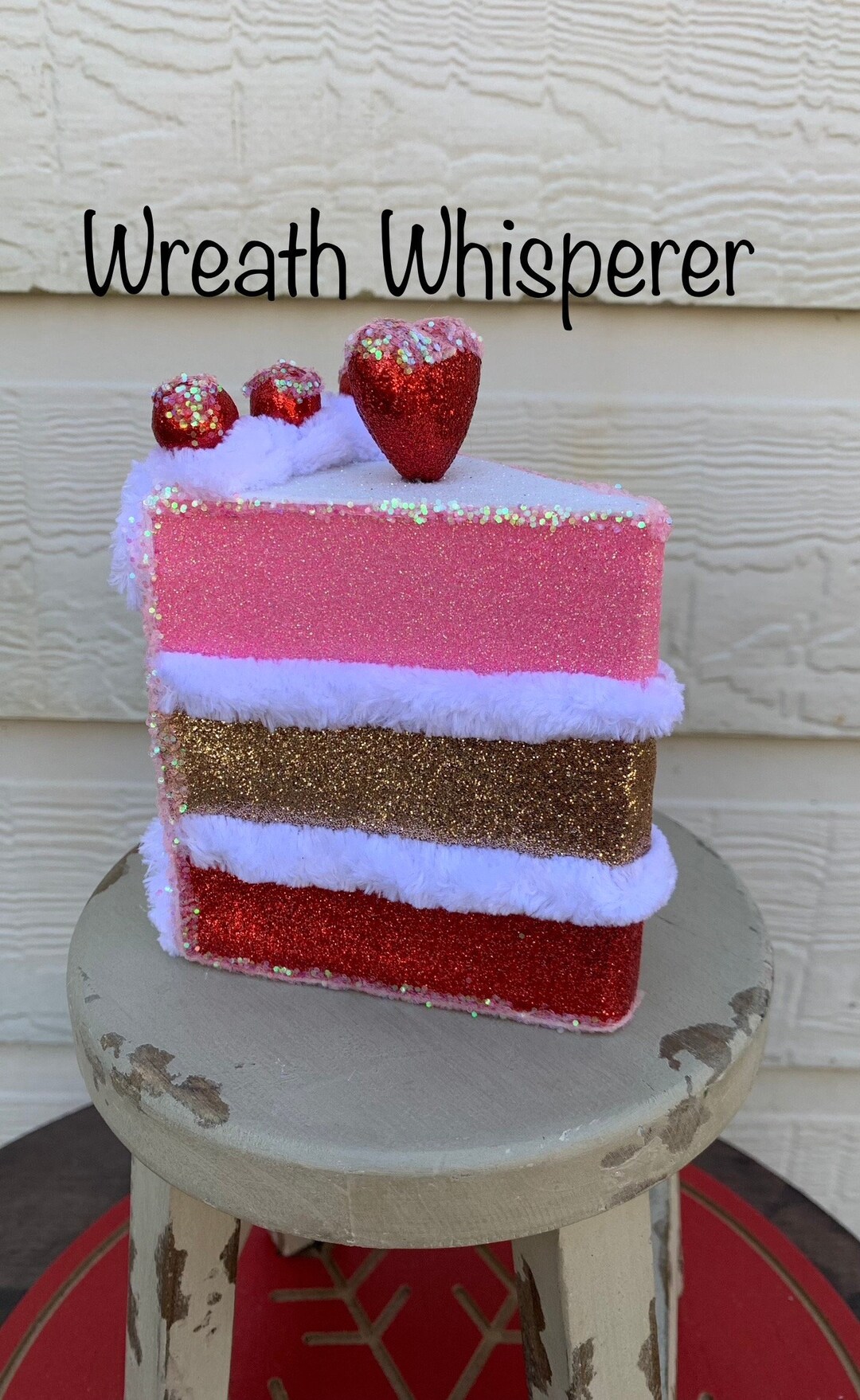 FAKE BAKE CAKE 4 X 5 Slice, Wreath Supplies, Craft Supplies, Tiered ...
