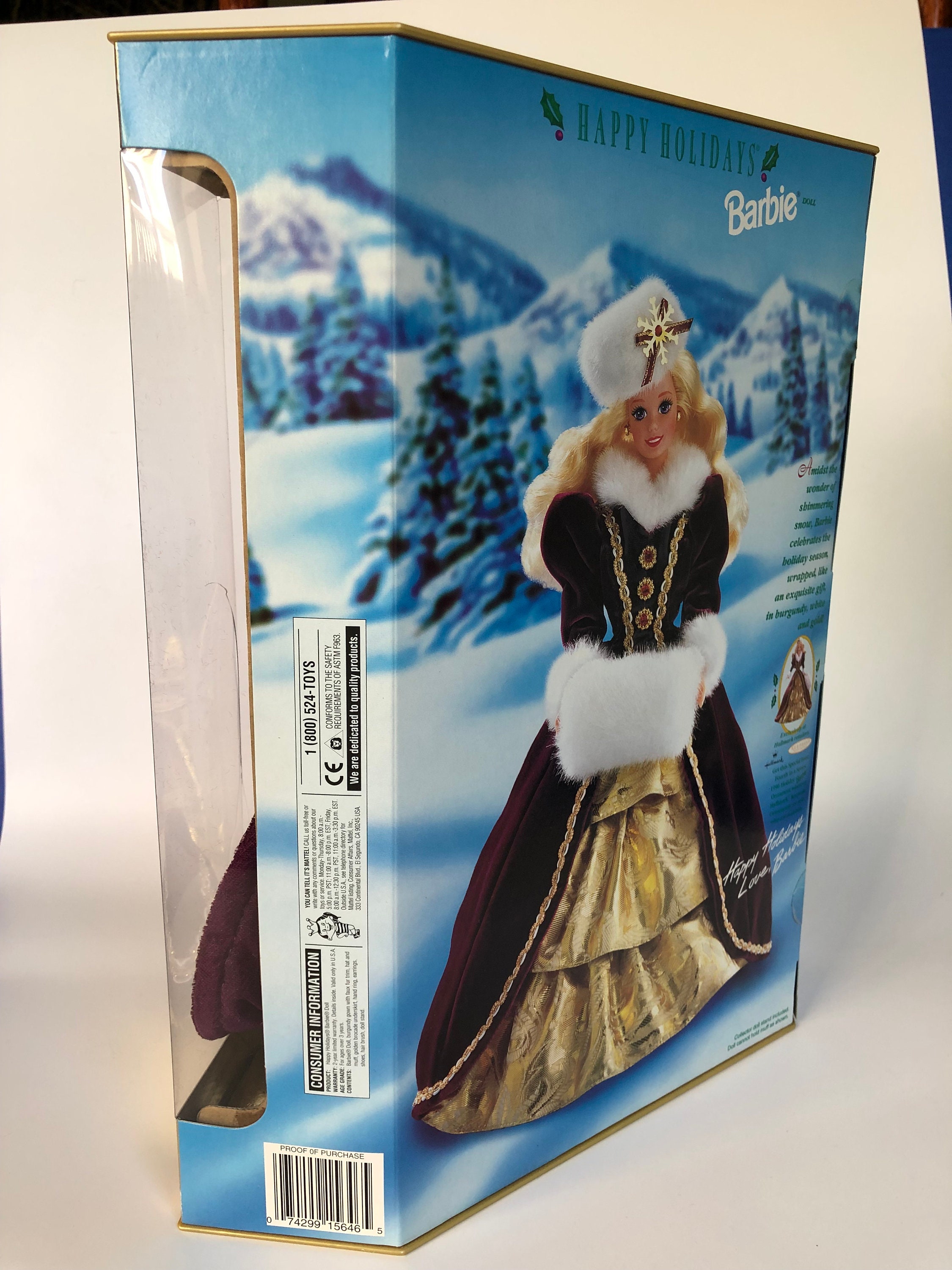 1996 Holiday Barbie Happy Holidays, Special Edition New in Box, Never ...