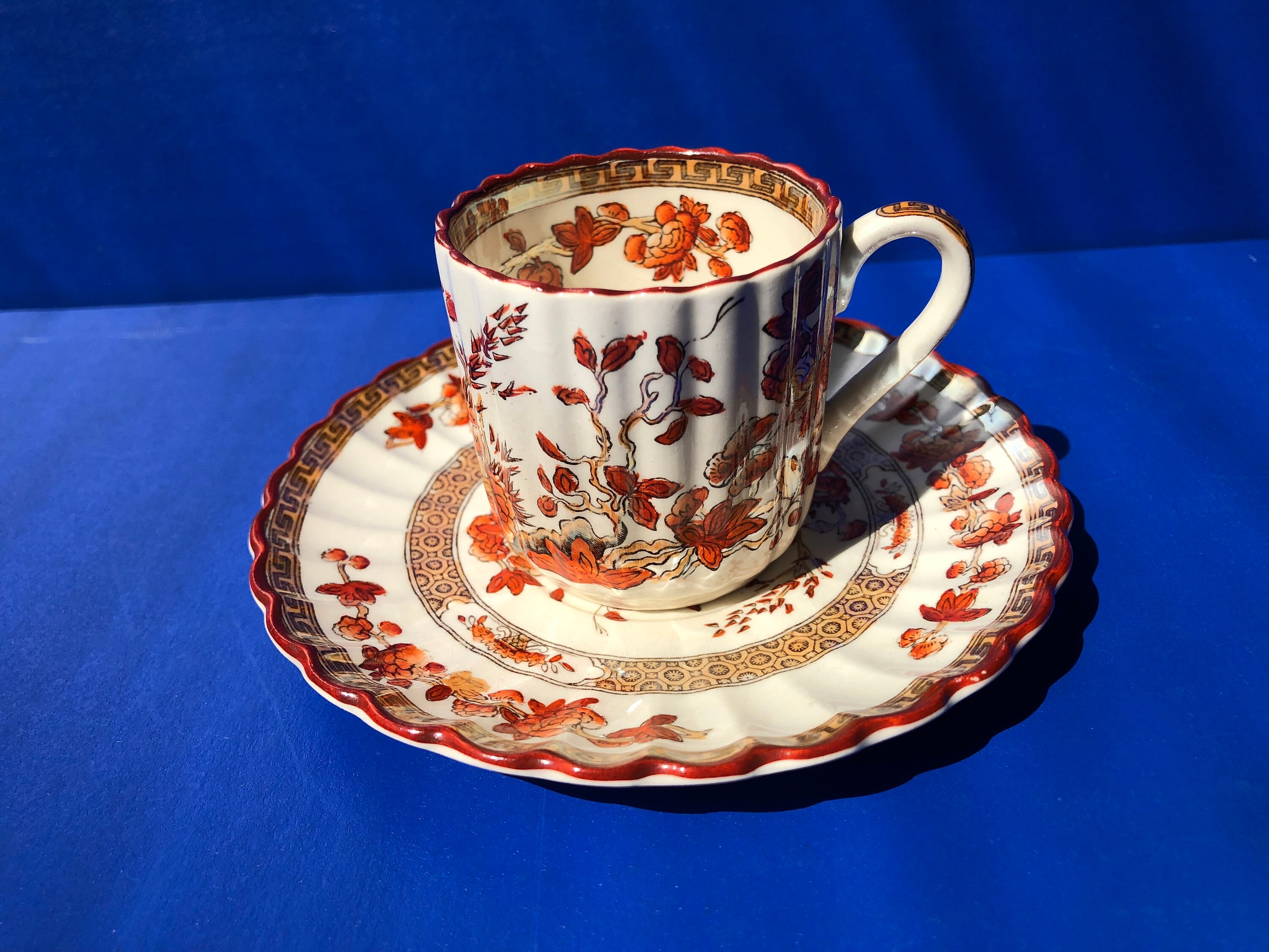 Copeland Spode India Tree Demitasse Cup & Saucer Set With Old Mark - Etsy
