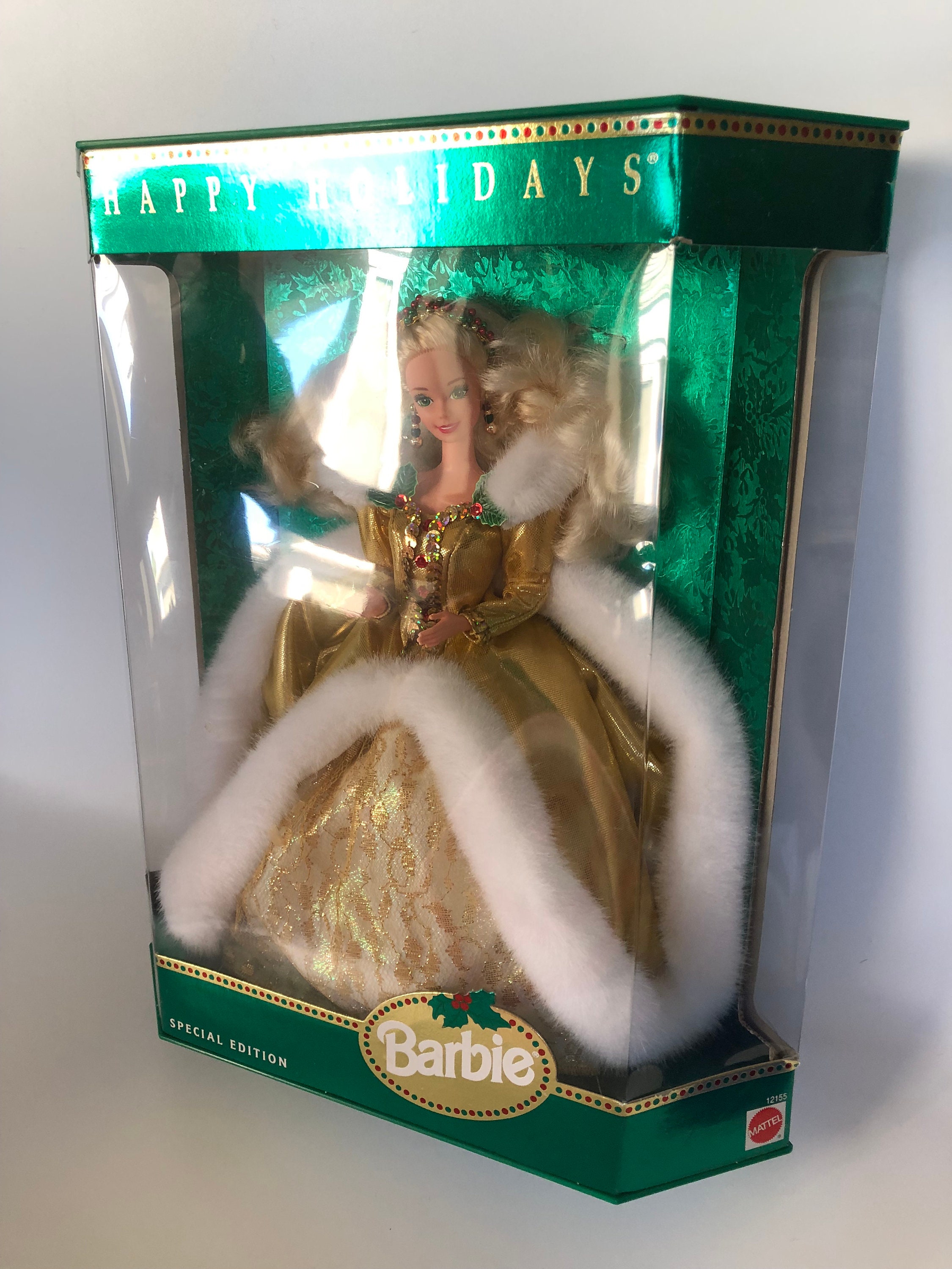 1994 Holiday Barbie Happy Holidays, 2nd in Series, Special Edition New ...