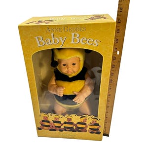 Anne Geddes Baby Bees Doll 15 Inch Boxed 1998 Vintage New - Etsy