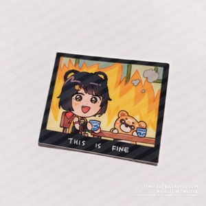 GENSHIN IMPACT | Xiangling This is Fine Vinyl Diecut Sticker - Etsy