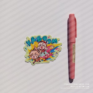 GENSHIN IMPACT Kaboom Vinyl Diecut Sticker - Etsy