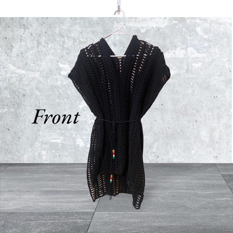 Handmade Crochet Swimsuit Cover up Dress: Boho Beach Resort Wear - Etsy