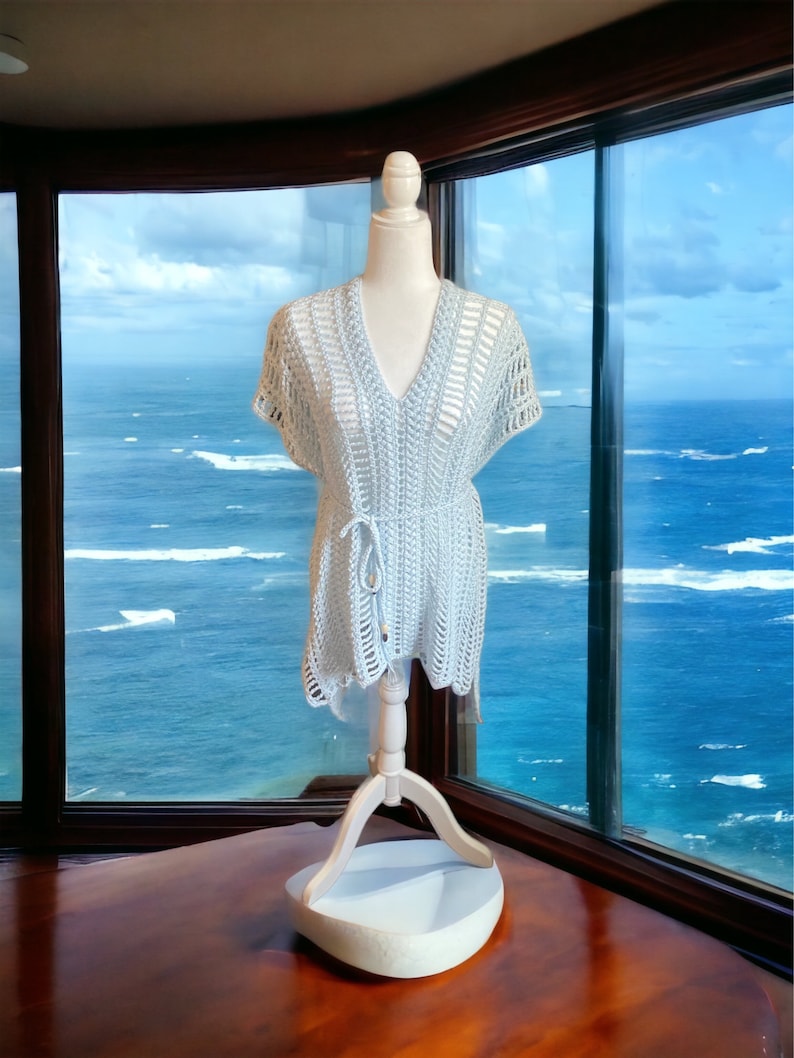 Handmade Crochet Swimsuit Cover up Dress: Boho Beach Resort Wear - Etsy