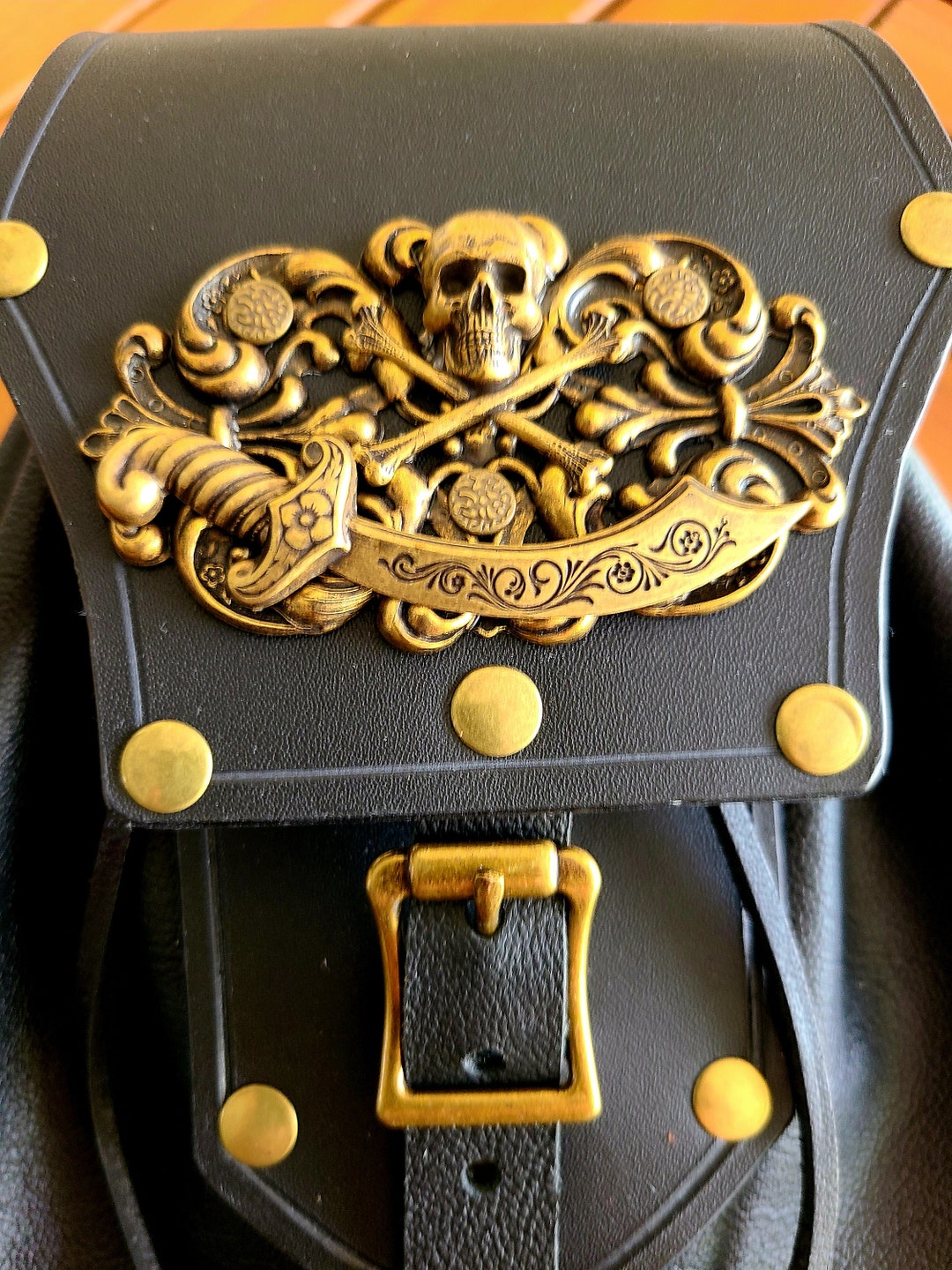 Pirate Pouch, Sporran, Hip Bag With Premium Leather - Etsy