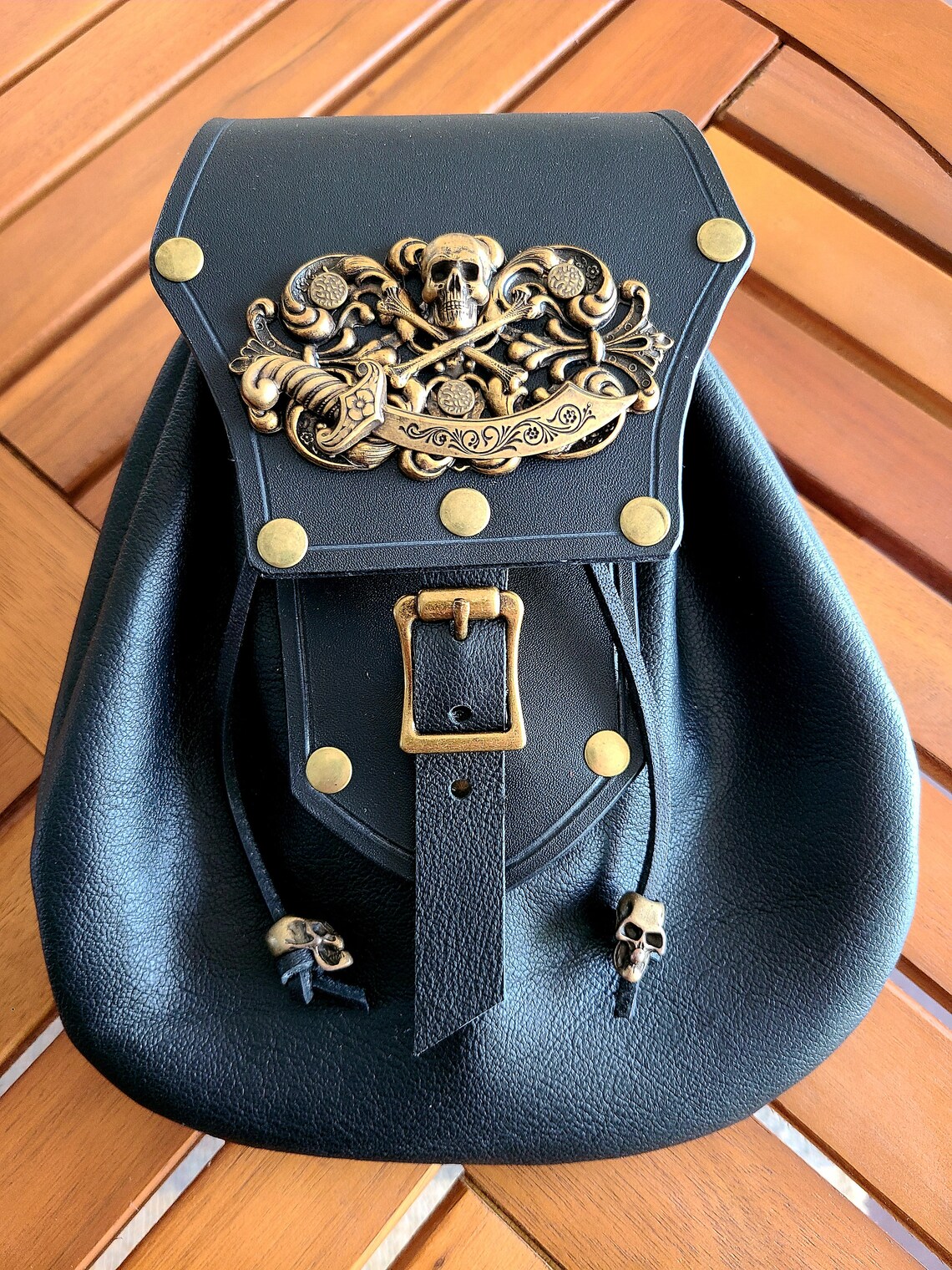 Pirate Pouch, Sporran, Hip Bag With Premium Leather - Etsy