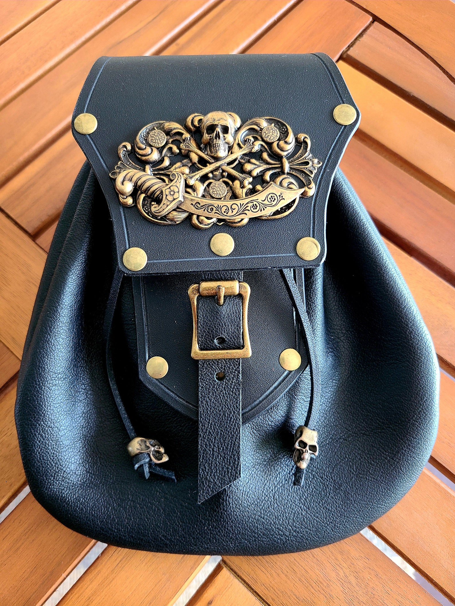 Pirate Pouch, Sporran, Hip Bag With Premium Leather - Etsy