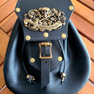 Pirate Pouch, Sporran, Hip Bag With Premium Leather - Etsy