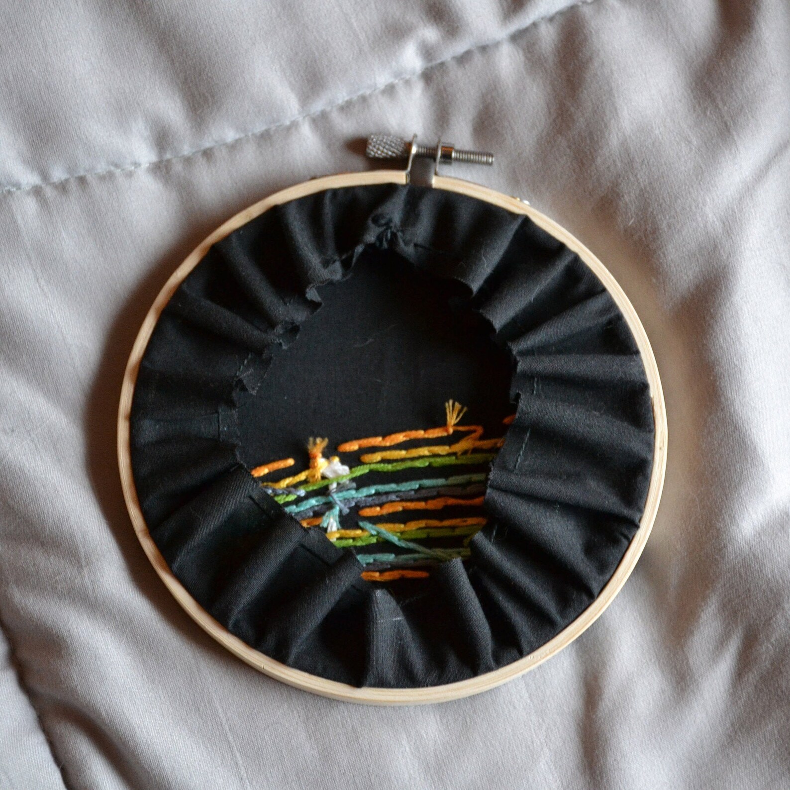 Power Lines - 5" Embroidery - Etsy