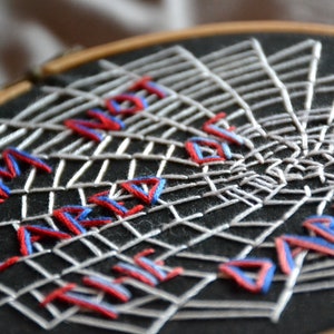 Spiderverse Song Lyric 5 Embroidery - Etsy