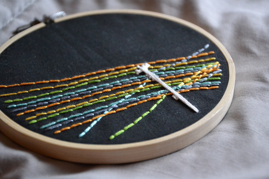 Power Lines - 5" Embroidery - Etsy