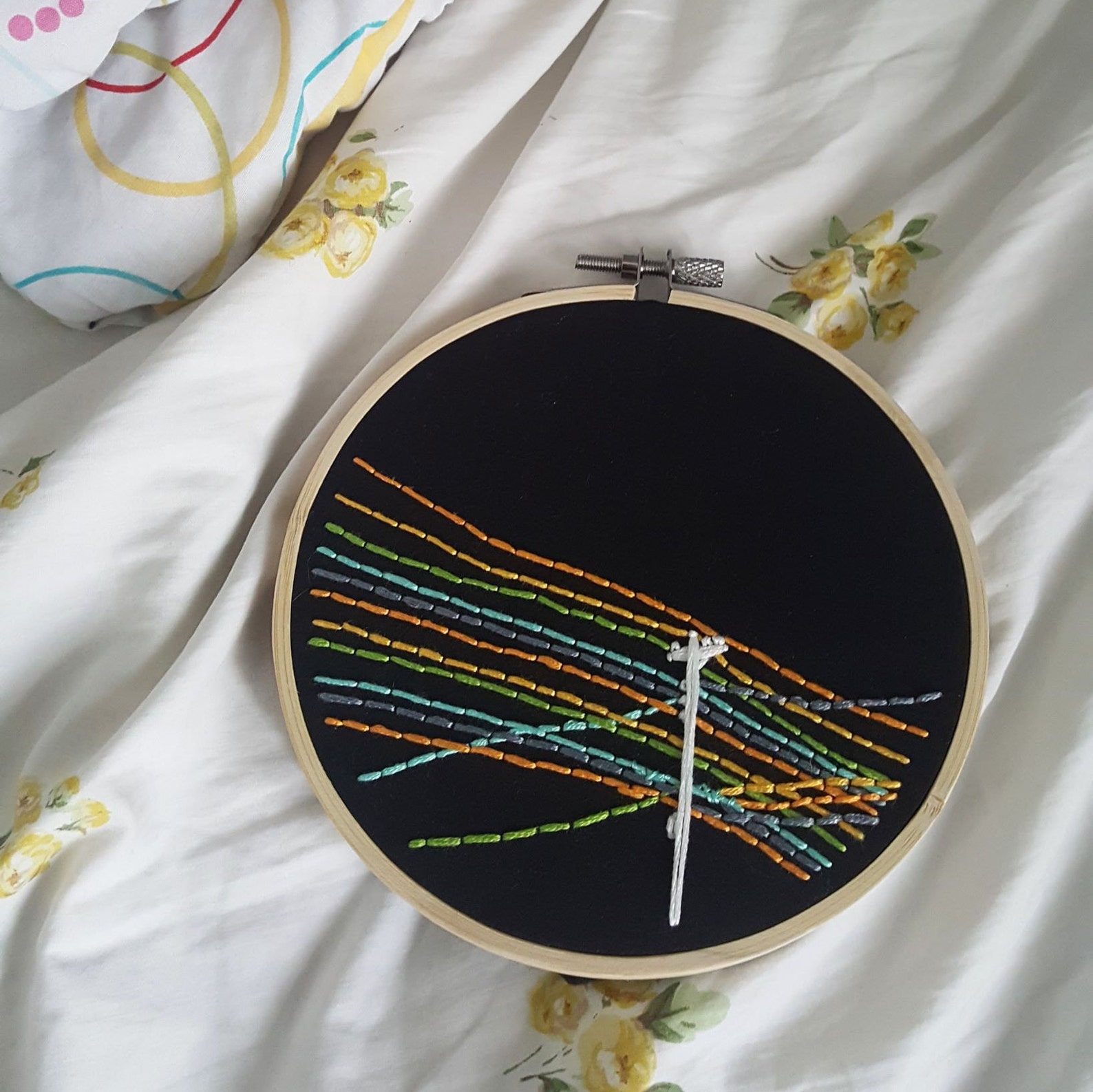 Power Lines - 5" Embroidery - Etsy