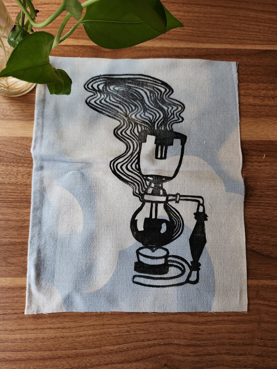 Siphon Coffee Maker - Block Print Patch - Etsy