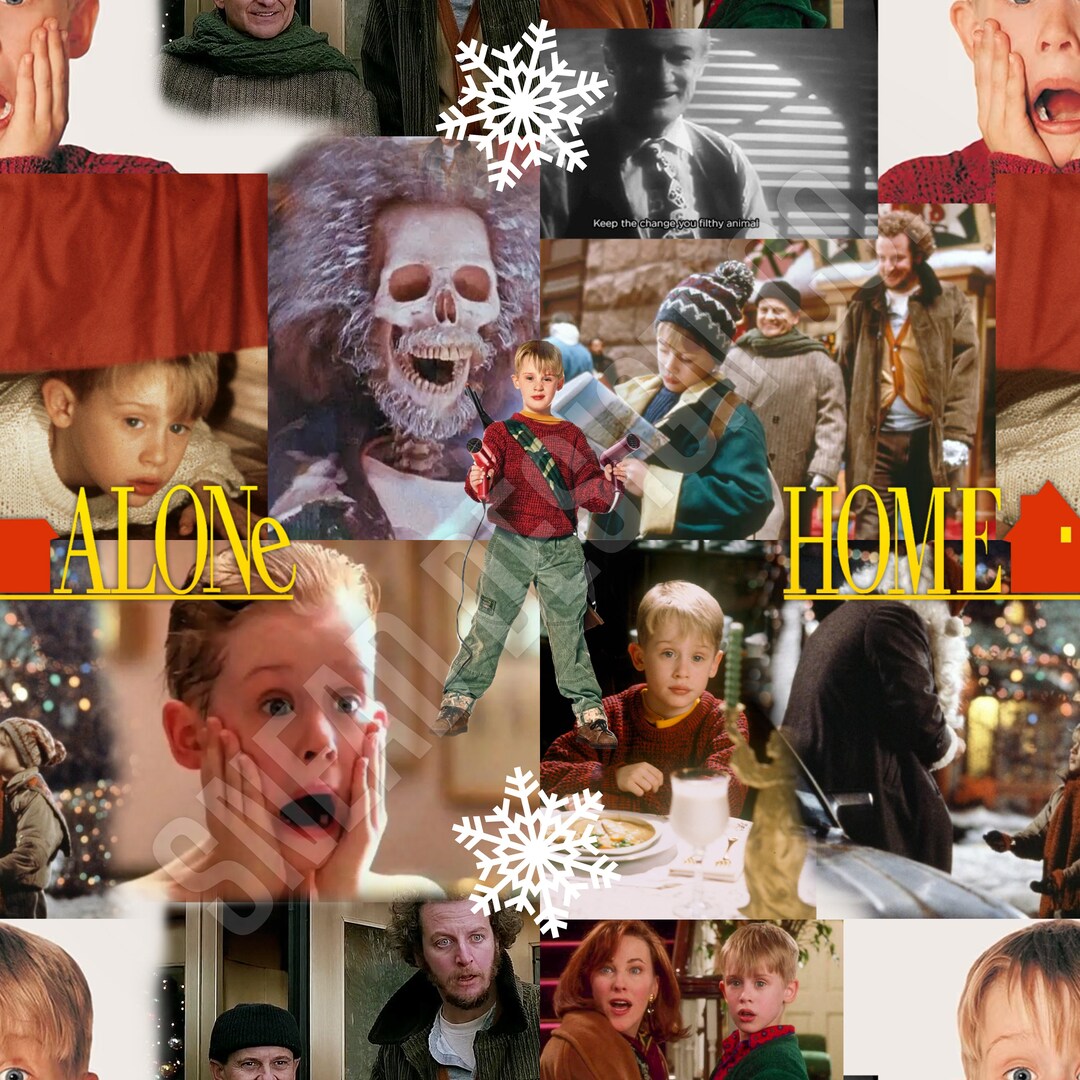 Home Alone Seamless Patchwork File, Kevin Seamless File, Christmas ...