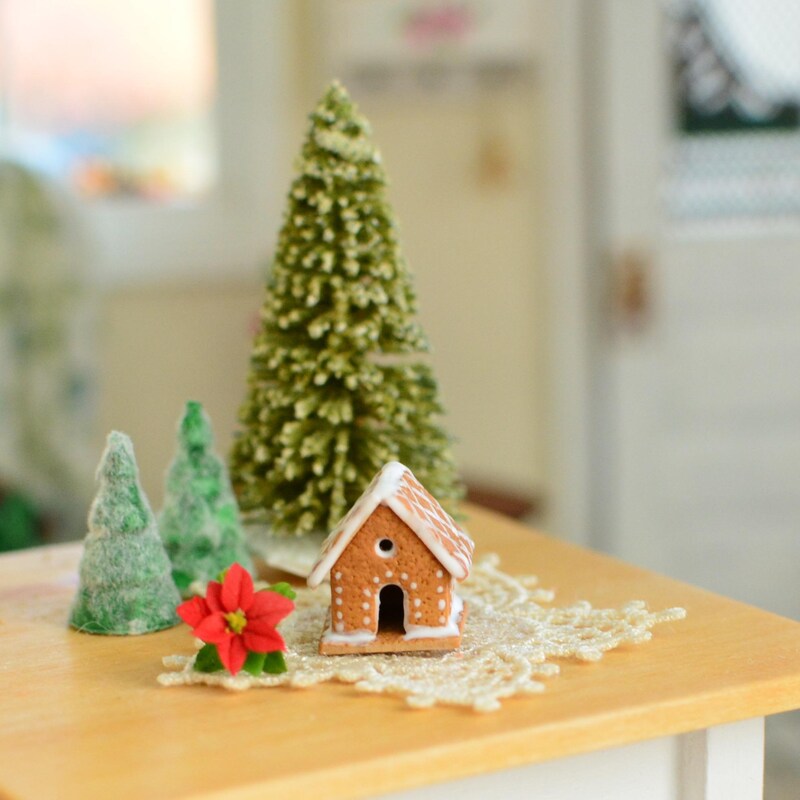 Miniature Gingerbread House - Etsy