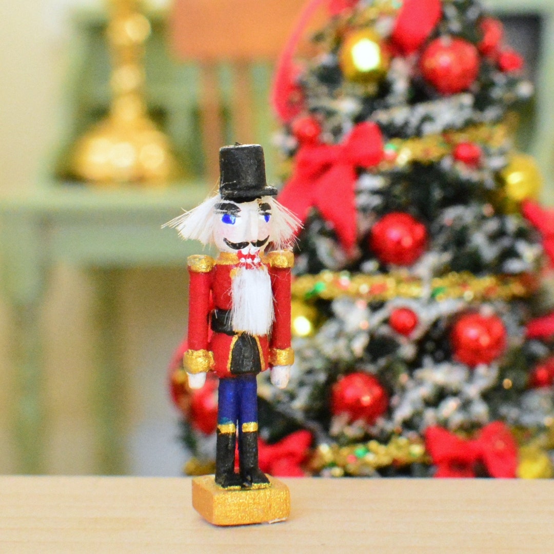 Miniature Nutcracker 1/12th Scale Nutcracker Miniature Christmas ...